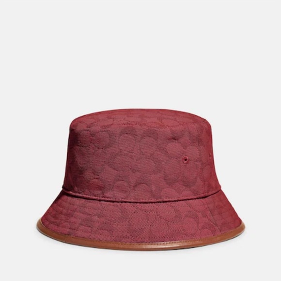 Coach | Accessories | Coach Signature Jacquard Bucket Hat | Poshmark